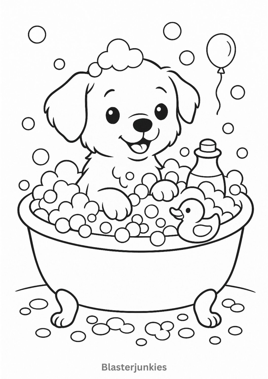 Puppy Coloring Pages (100% Free)