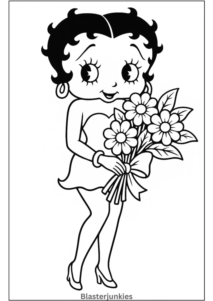 Betty Boop Coloring Pages
