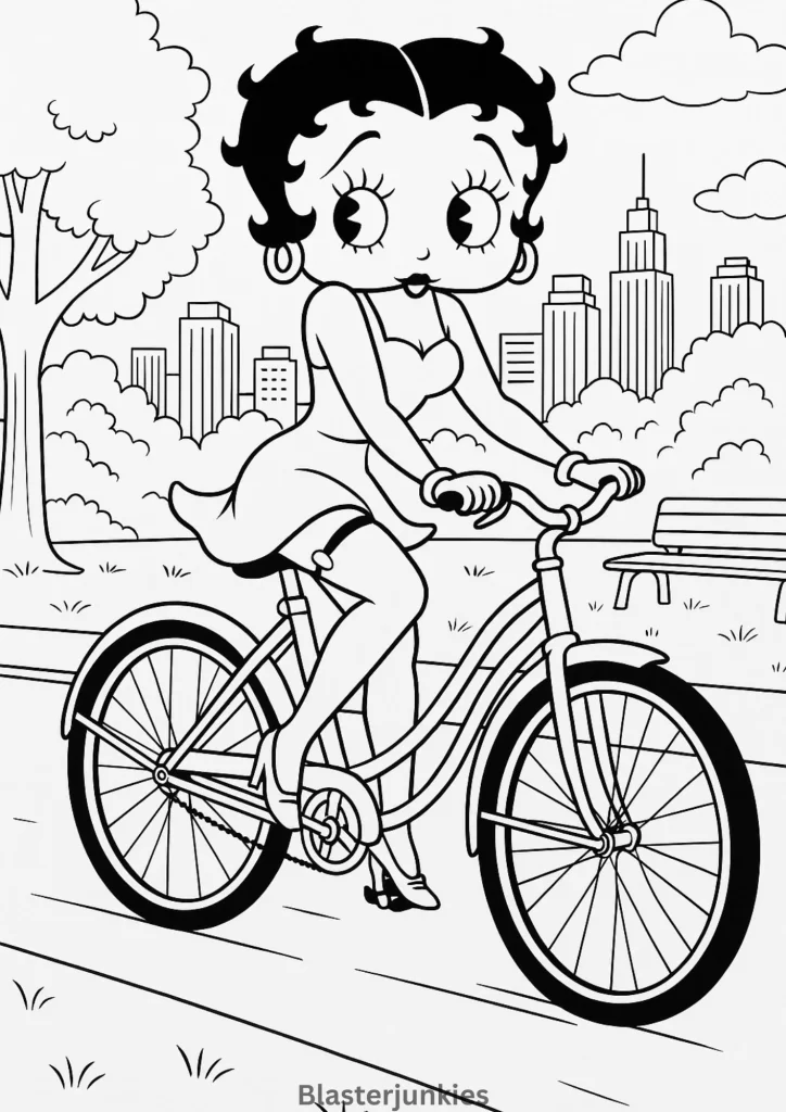 Betty Boop Coloring Pages