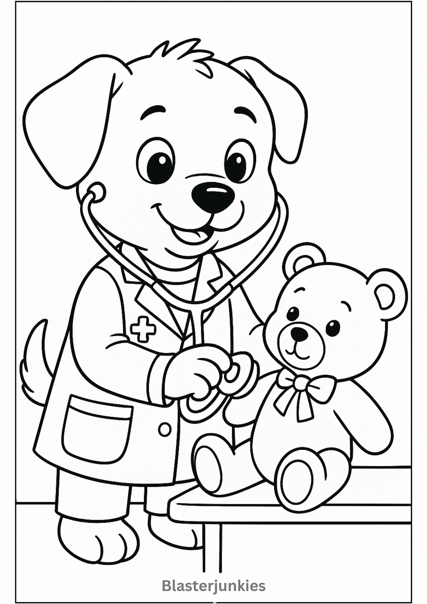 Puppy Coloring Pages (100% Free)