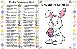 Educational Easter Activities Neighborhood Scavenger Hunt for ...