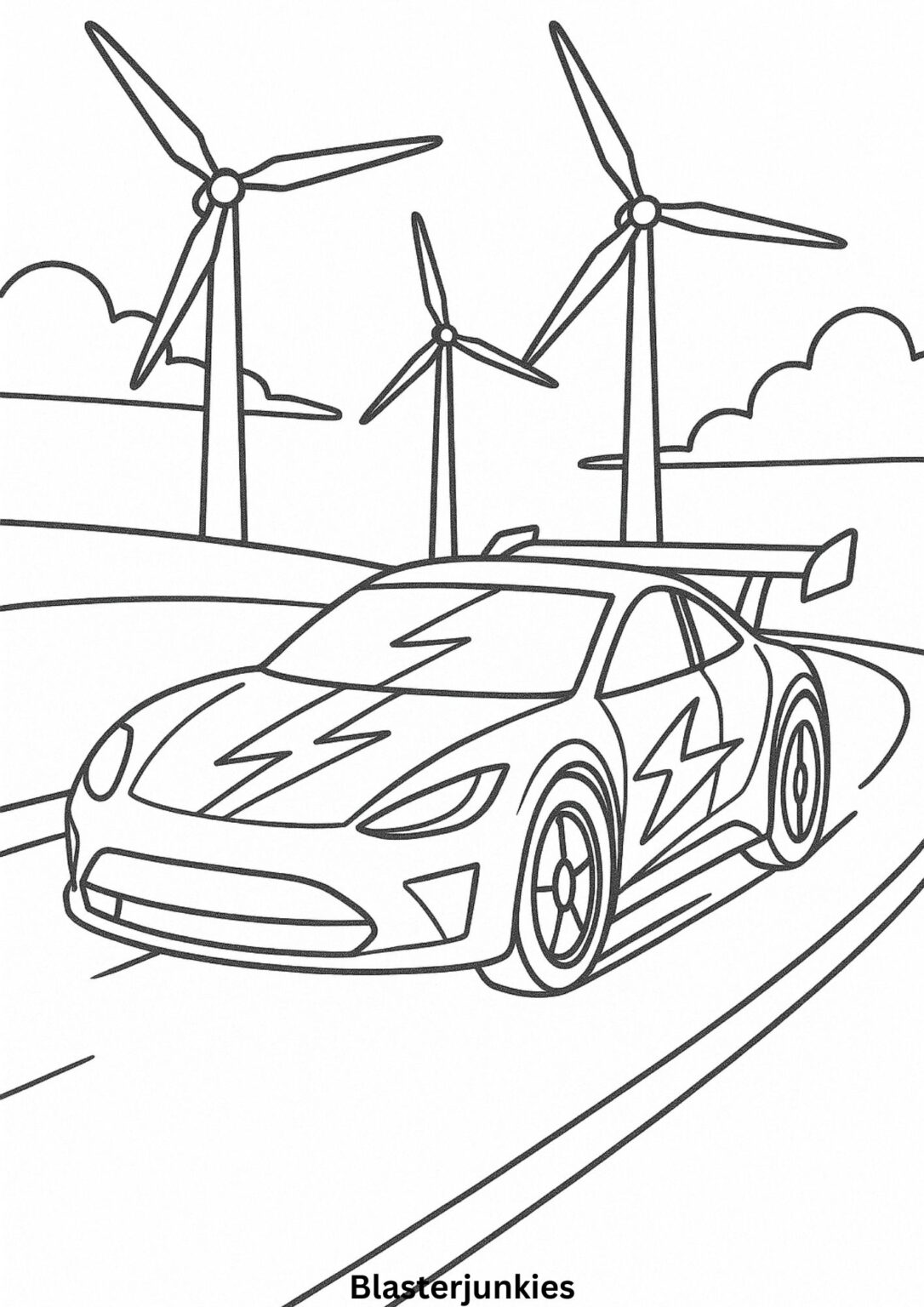 Race Car Coloring Pages