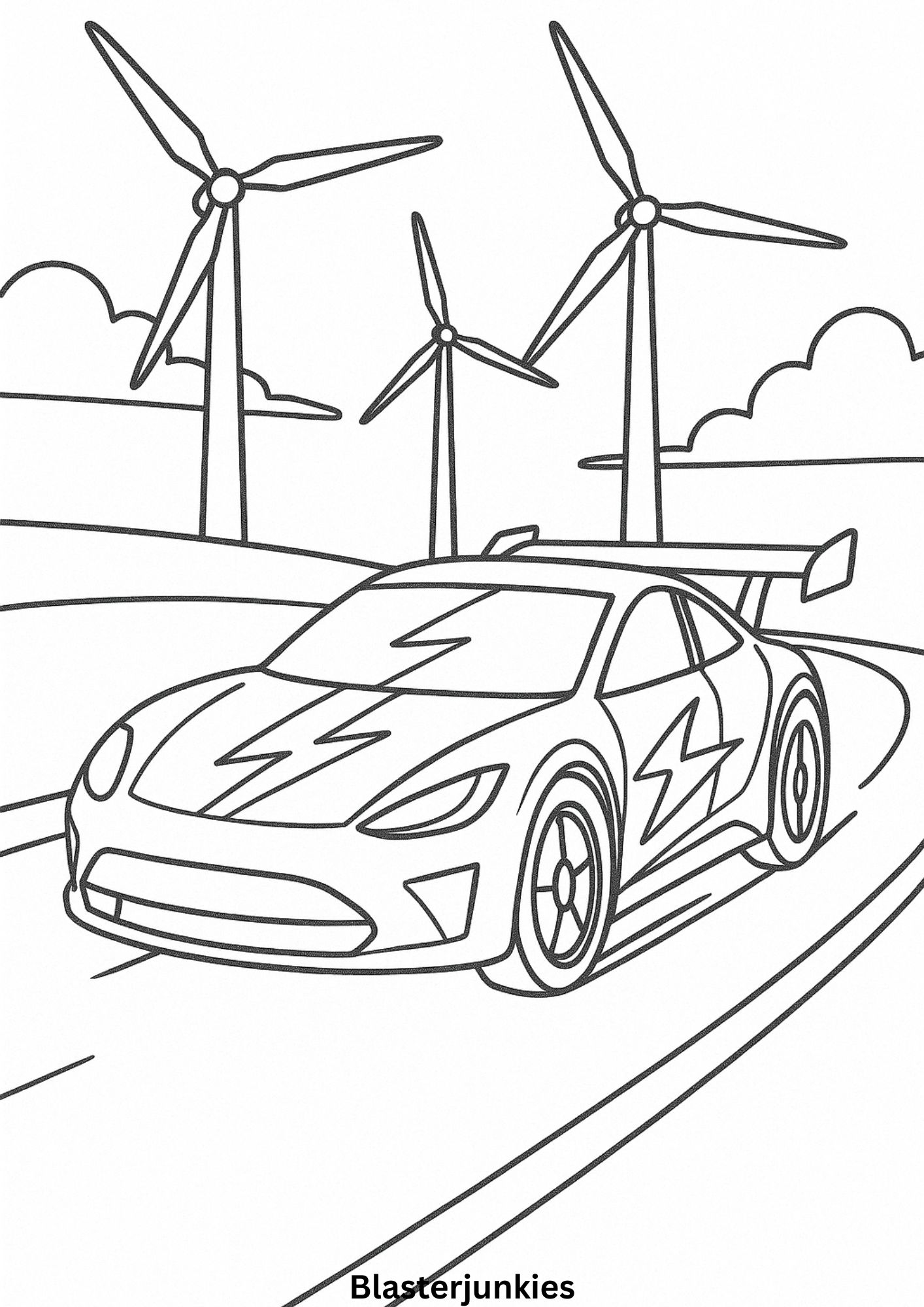 Race Car Coloring Pages