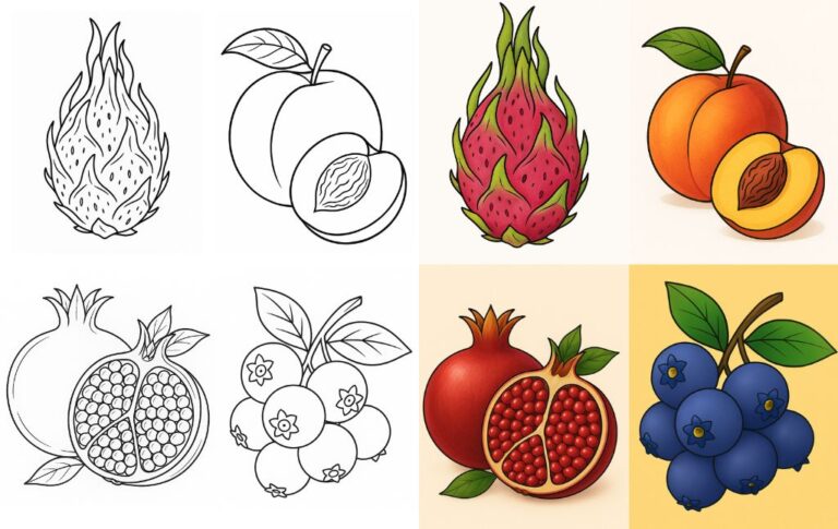 Fruit Coloring Pages