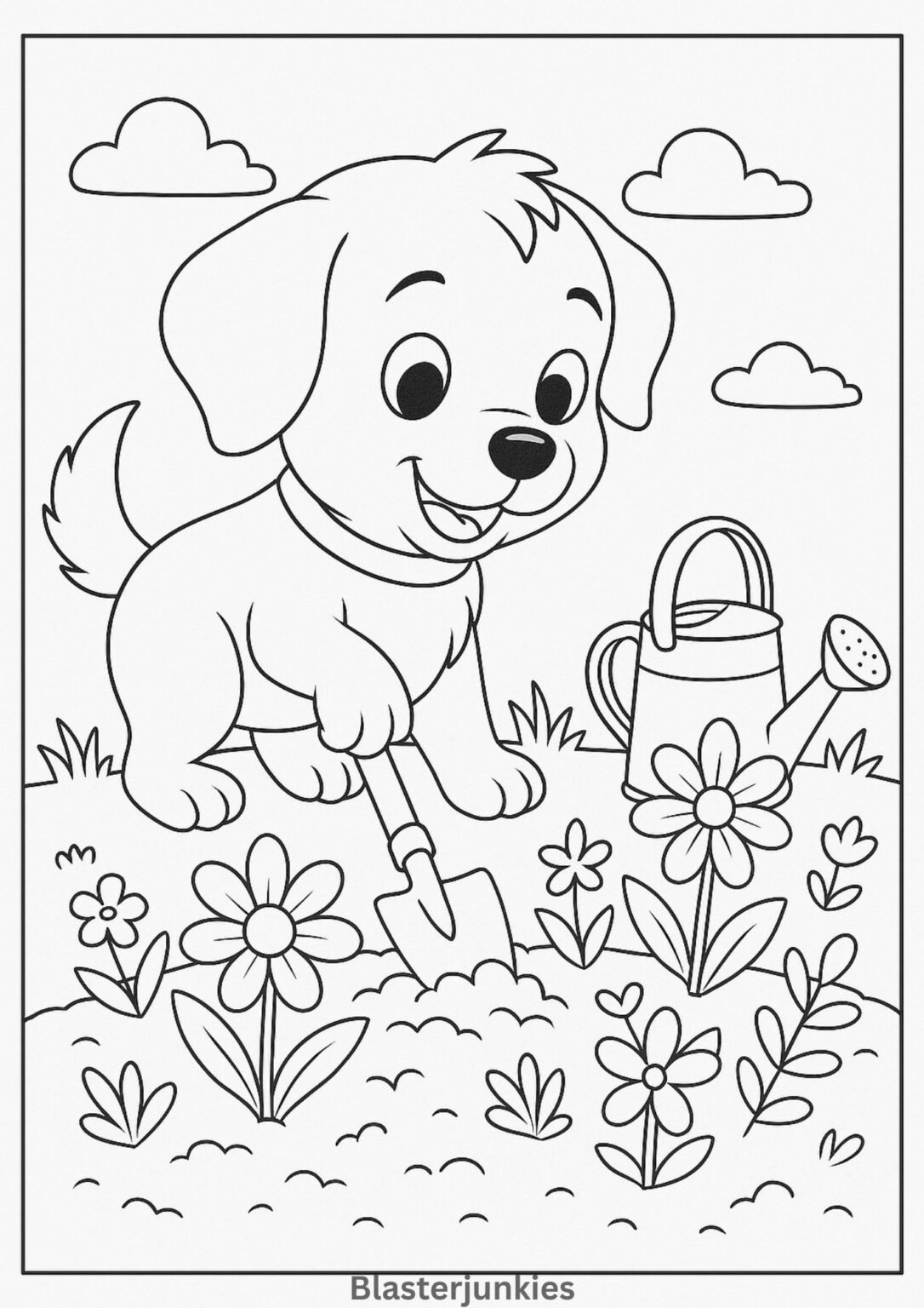 Puppy Coloring Pages (100% Free)