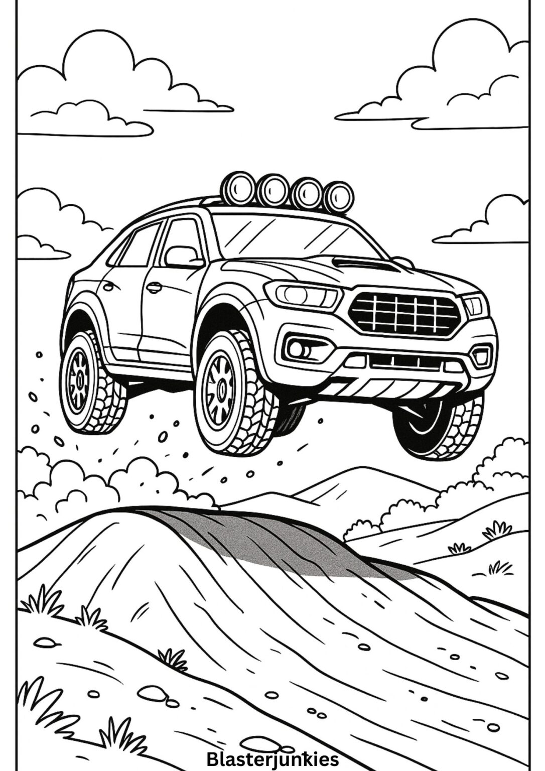 Race Car Coloring Pages